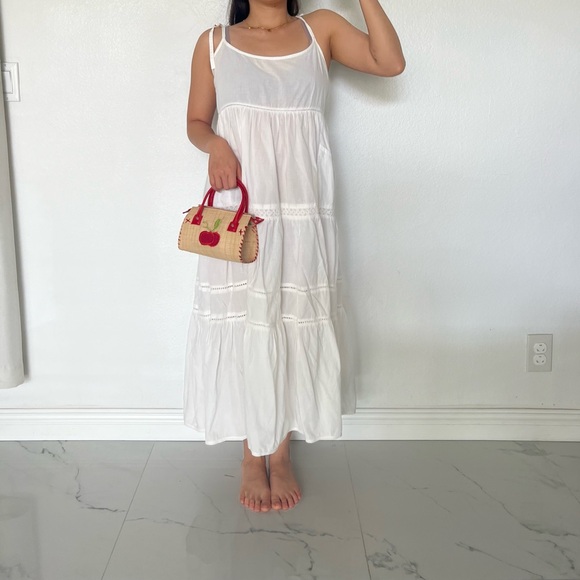 Hatch | Dresses | Hatch Collection White Tiered Dress | Poshmark